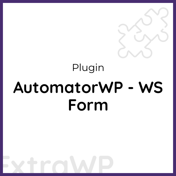 AutomatorWP - WS Form » ExtraWP