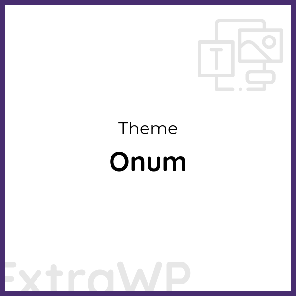 Onum » ExtraWP
